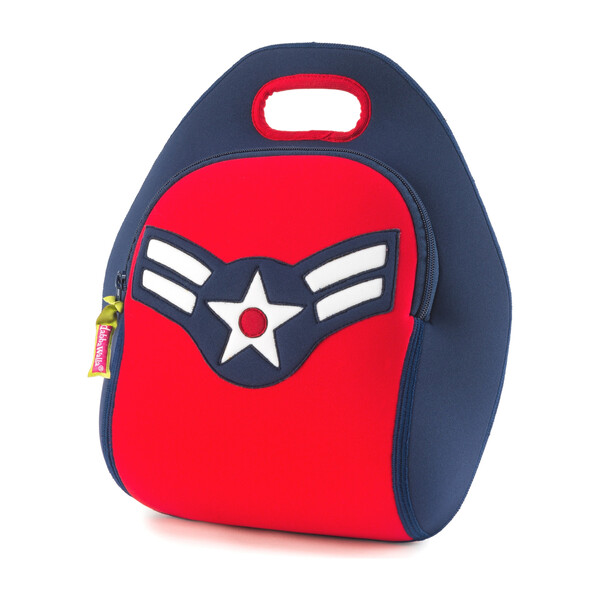 Vintage Flyer Lunch Bag, Red and Blue - Kids Boy Accessories Bags ...