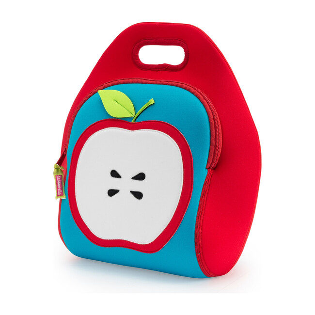 Apple Lunch Bag, Red and Blue - Dabbawalla Bags Bags | Maisonette