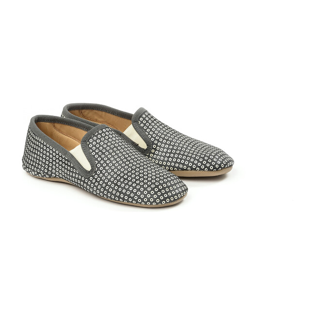 Dots Slippers, Black - Pepe Shoes Shoes | Maisonette