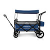 Pull & Push Double Stroller Wagon 2 Seater, Navy - Wonderfold Wagon ...