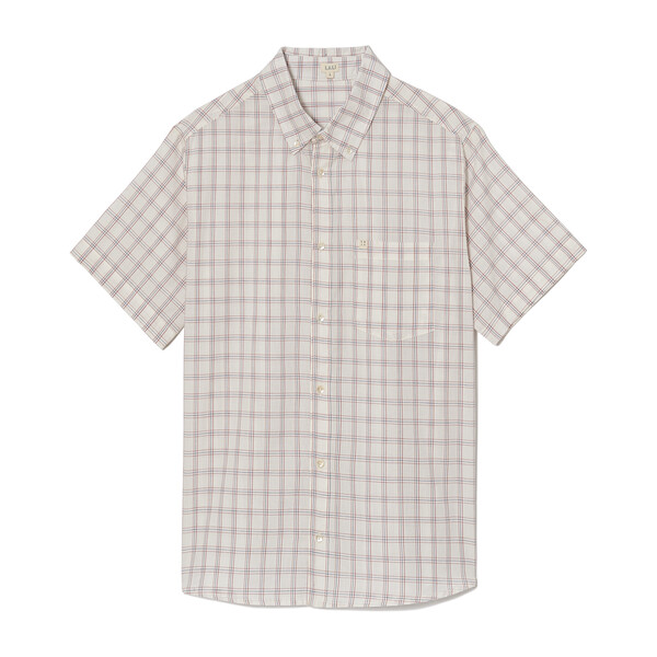 *Exclusive* Men's White Chex Shirt - Lali Exclusives | Maisonette