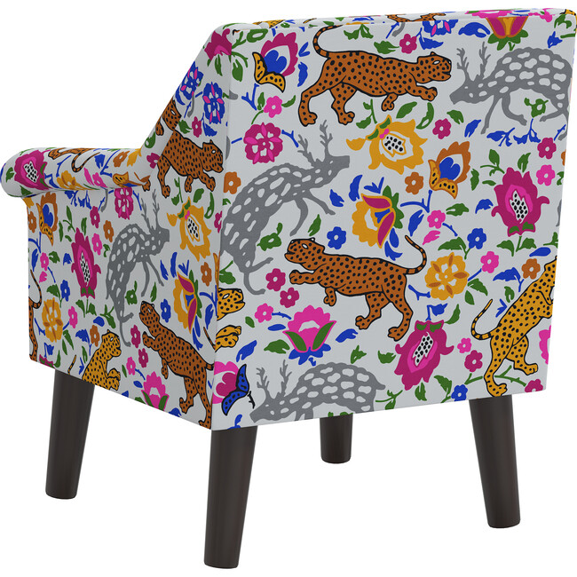Finn Kids' Chair, Cool Multi Leopard - Kids Seating | Maisonette