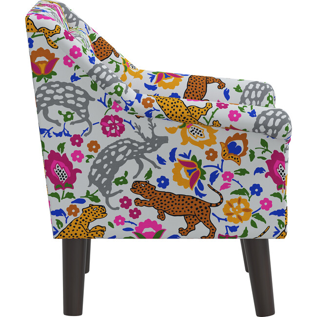 Finn Kids' Chair, Cool Multi Leopard - Kids Seating | Maisonette