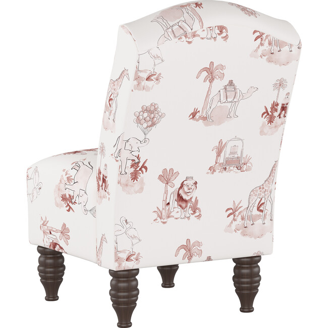 Camel Back Kids Chair, Malin Toile Pink - Gray Malin x Cloth & Company ...