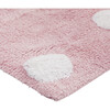 Polka Dots Washable Rug, Pink/White - Lorena Canals Rugs | Maisonette