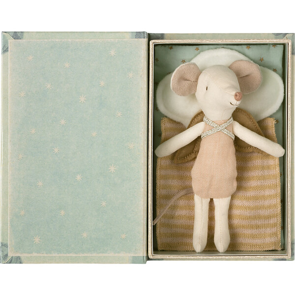 Guardian Angel Mouse in Book - Maileg Dolls & Doll Accessories | Maisonette