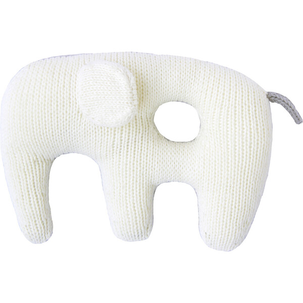 Jumbo Elephant Rattle, Grey/Cream - Blabla Kids Teethers & Rattles ...
