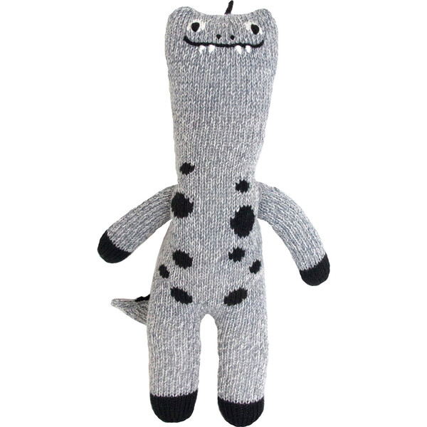 Mini Maximus the Dinosaur Knit Doll, Grey - Blabla Kids Plush | Maisonette