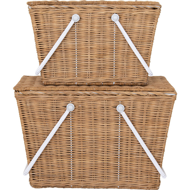 Nested Piki Basket Set, Natural - Olli Ella Storage | Maisonette