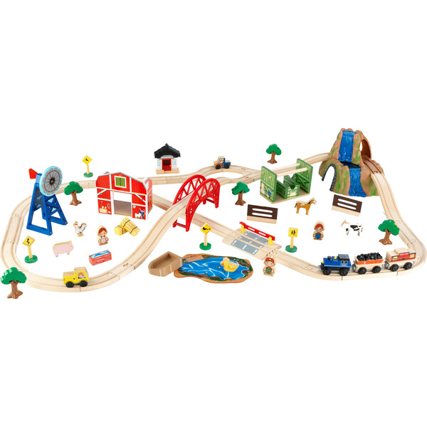 Farm Train Set - KidKraft Vehicles & Trains | Maisonette