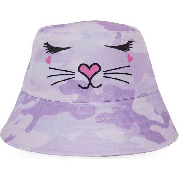Miss Bella Camo Print Lavender Bucket Hat, Lavender - OMG Accessories ...