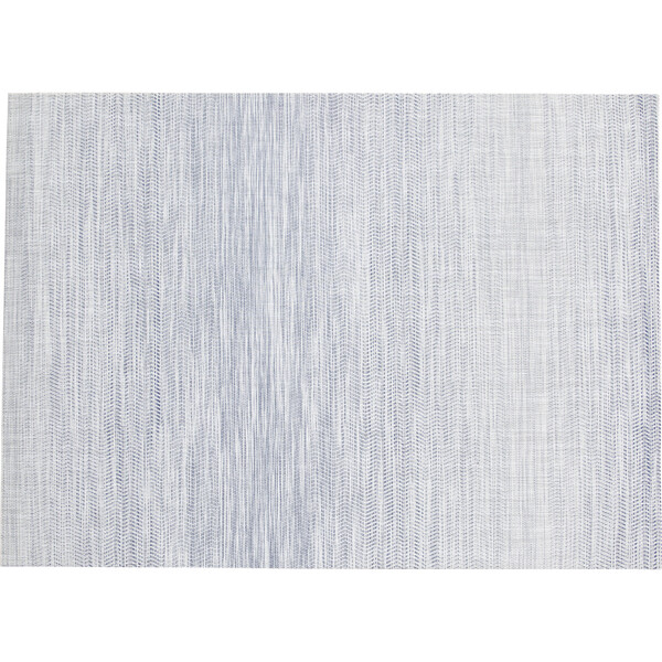 Wave Floor Mat, Blue - Chilewich Rugs | Maisonette