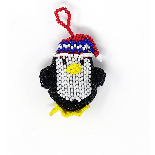 Beaded Penguins In Hats, Red - Melange Collection Ornaments & Toppers ...