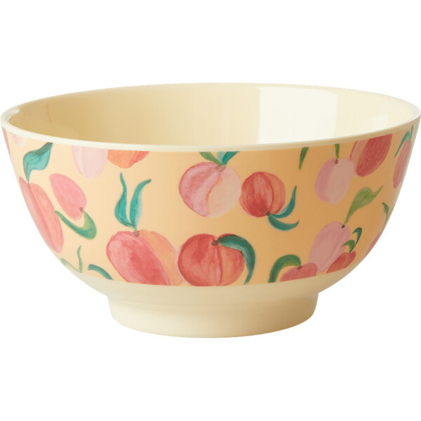 Medium Melamine Bowl, Peach - Rice by Rice Tableware | Maisonette