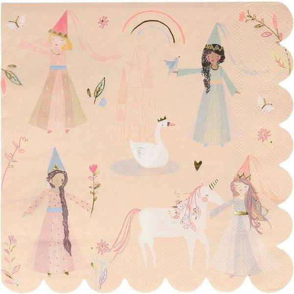 Princess Large Napkins - Meri Meri Party Goods | Maisonette