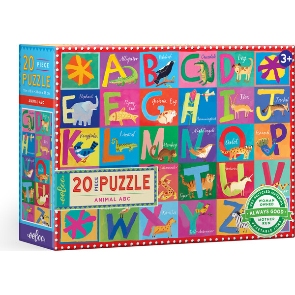 Animal ABC 20 Piece Puzzle - eeBoo Puzzles | Maisonette