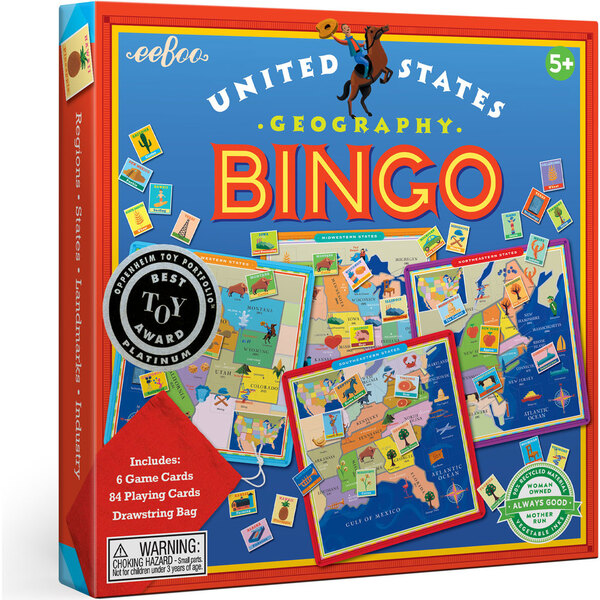 United States Geography Bingo - eeBoo Games | Maisonette