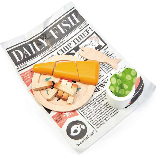 Fish and Chips Supper - Tender Leaf Toys Play Food & Accessories ...