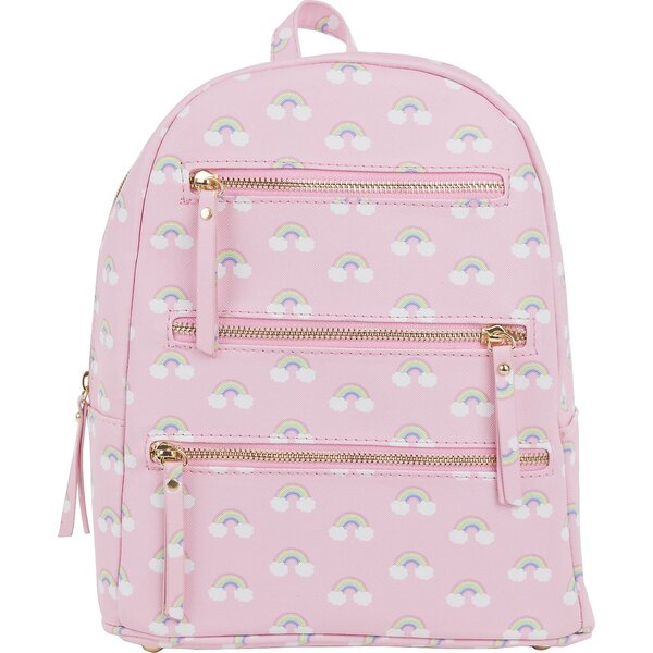 Emily Backpack, Cloudy Rainbow Pink - Under 1 Sky Bags | Maisonette