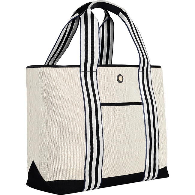 Monogrammable Cabana Tote, Domino - Paravel Bags & Luggage | Maisonette