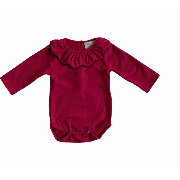 Petal Vest, Garnet - Elfie Rompers | Maisonette