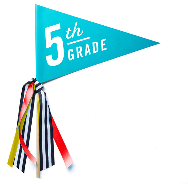 First Day of 5th Grade Banner! - Cheree Berry Paper Party Goods ...