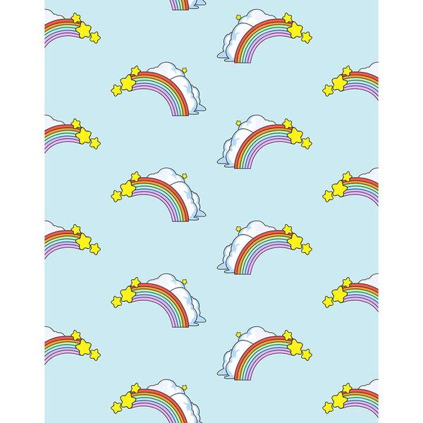 Barbie And Rainbow Wallpaper