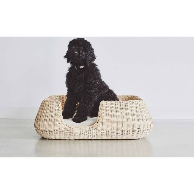 Mio Dog Basket, Natural and Cream - MiaCara The Pet Shop | Maisonette