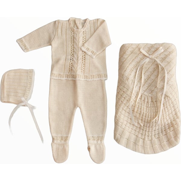 Take me Home 4-Piece Set, Beige - Bee nene Featured | Maisonette