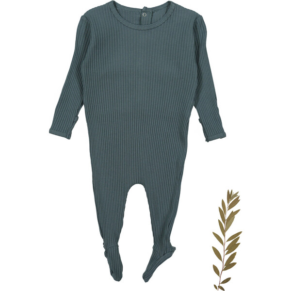 The Ribbed Romper, Midnight Blue - Lovely Littles Rompers | Maisonette
