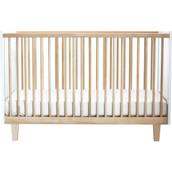 Rhea Crib, Birch - Oeuf Cribs & Bassinets | Maisonette