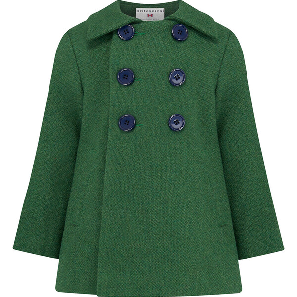 Pimlico Coat, Cut Grass Green - Britannical Outerwear | Maisonette