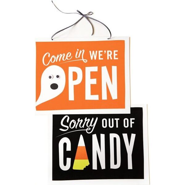 Halloween Open/Closed Door Sign - Cheree Berry Paper Halloween | Maisonette