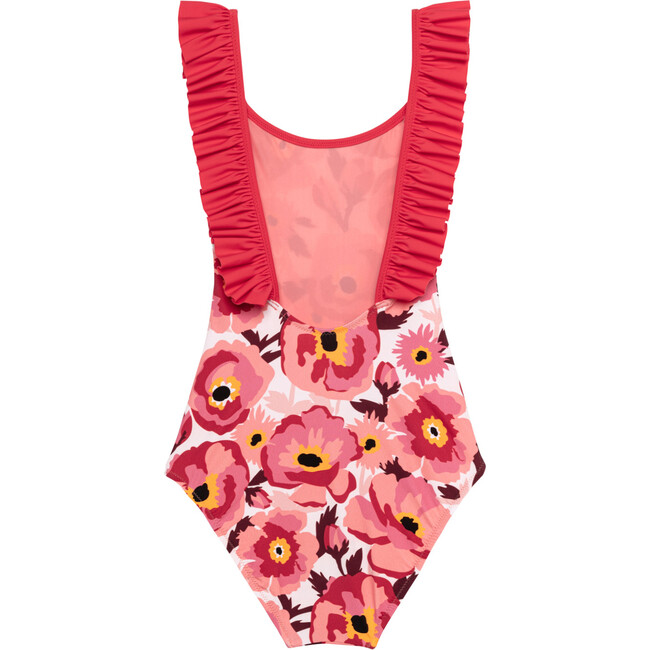 Coquelicot One Piece Swimsuit, Coral - Lison Paris Swim | Maisonette