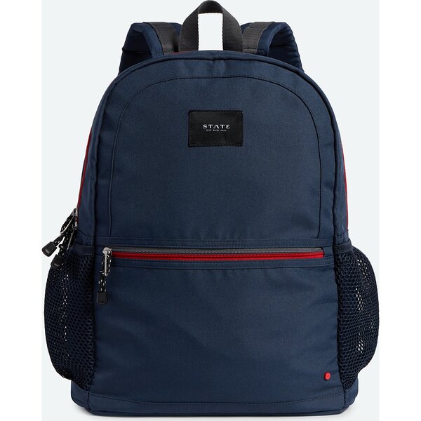 Kane Kids Large Backpack, Navy - STATE Bags | Maisonette