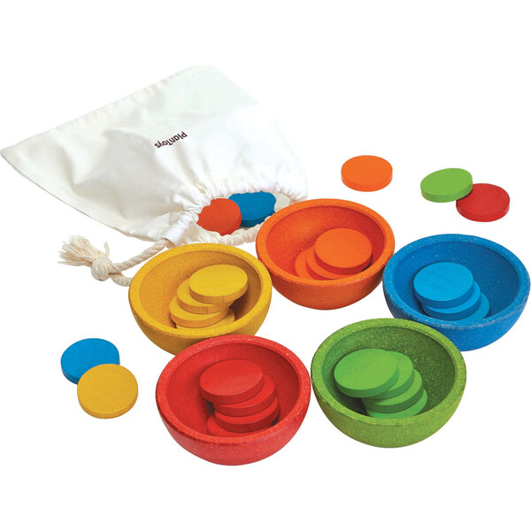 Sort & Count Cups - PlanToys Educational Toys | Maisonette