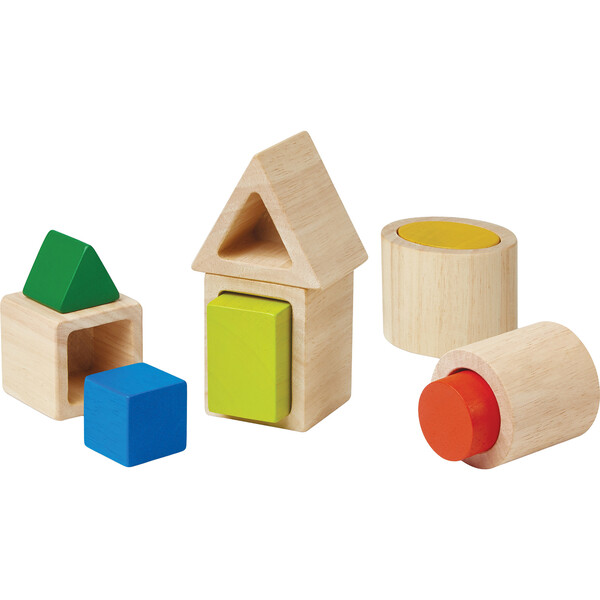 Geo Matching Blocks - PlanToys Blocks, Sorters & Stackers | Maisonette