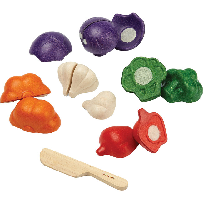 5-Color Veggie Set - PlanToys Pretend Play, Play Tents & Vanities ...