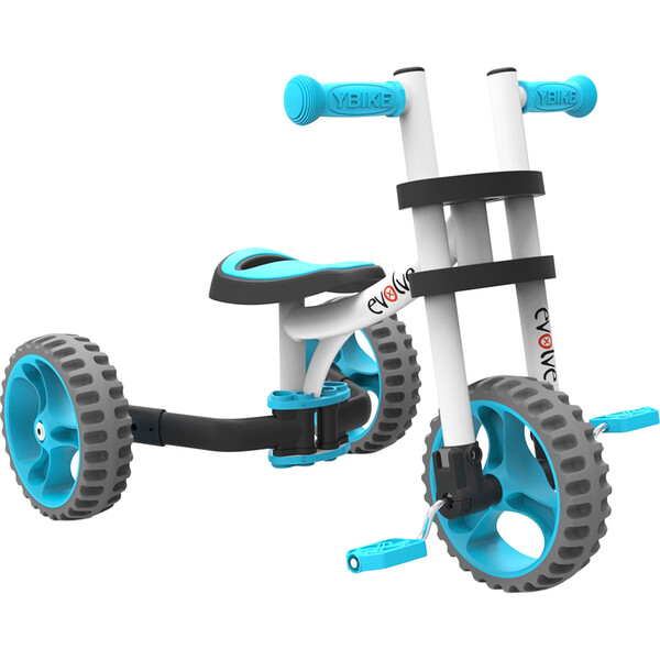 Evolve 3-in-1 Tricycle & Balance Bike, Blue - YBIKE Over the Top ...