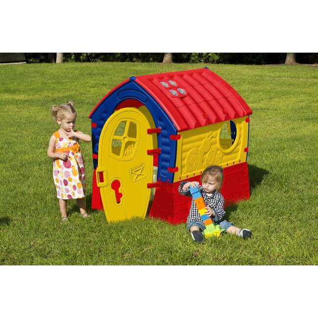 Dream House, Red, Blue & Yellow - PalPlay Pretend Play, Play Tents ...