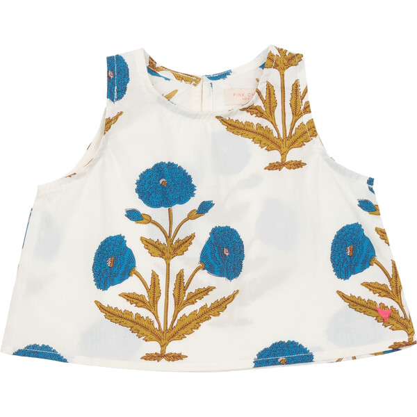 Theodore Top, Antique White Dandelion - Pink Chicken Tops | Maisonette