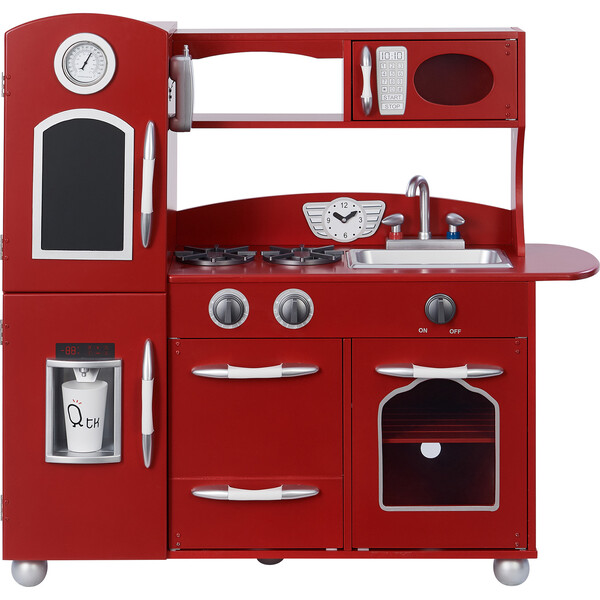 Little Chef Westchester Play Kitchen, Red - Teamson Kids Over the Top ...