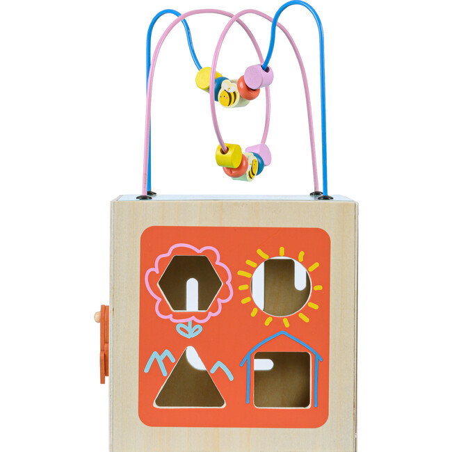 Preschool Play Lab Wooden Activity Learning 4-side Cube - Teamson Kids ...