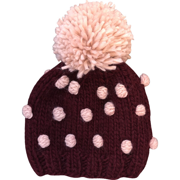Popcorn Hat, Pomegranate and Pink - The Blueberry Hill Hats & Mittens ...