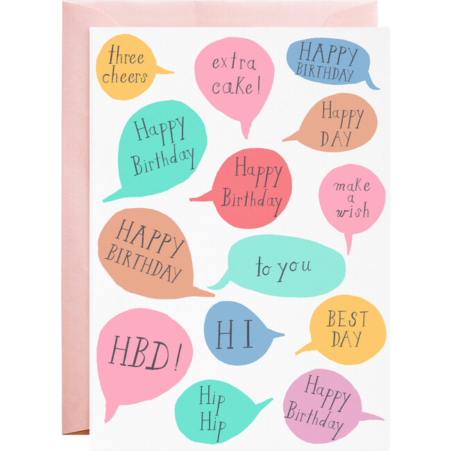 Happy Birthday Repeat Card - Mr. Boddington's Studio Desk & Stationery ...