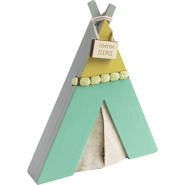 Tooth Teepee, Green - Tree by Kerri Lee Accents | Maisonette