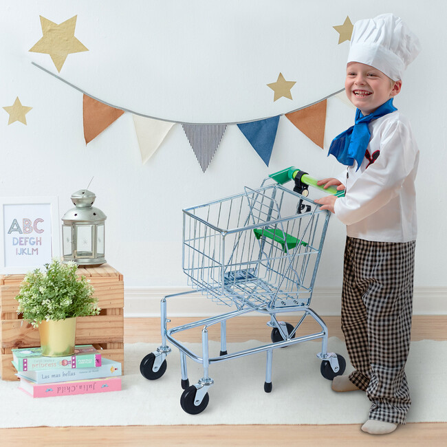 Supermarket Happy Shopping Cart - Green - Teamson Kids Kids | Maisonette
