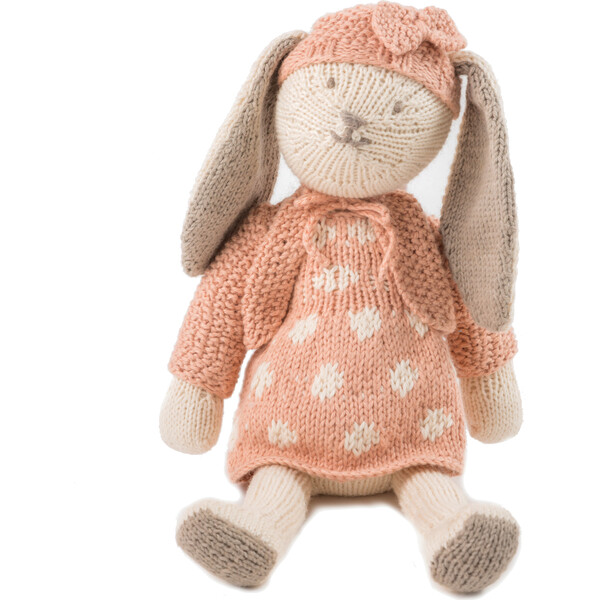 Bala The Bunny Toy, Pink and Natural - Lexi Ky Plush | Maisonette