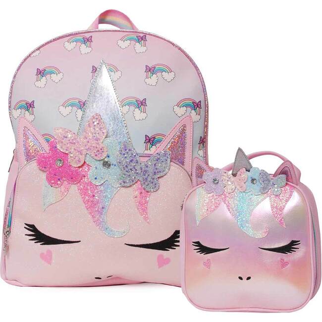 Miss Gwen Over the Rainbow Backpack and Lunch Bag Set, Pink - OMG ...