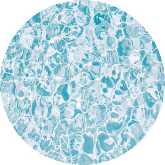 Pool Reflection, Round - Oliver Gal Artist Co. Art | Maisonette